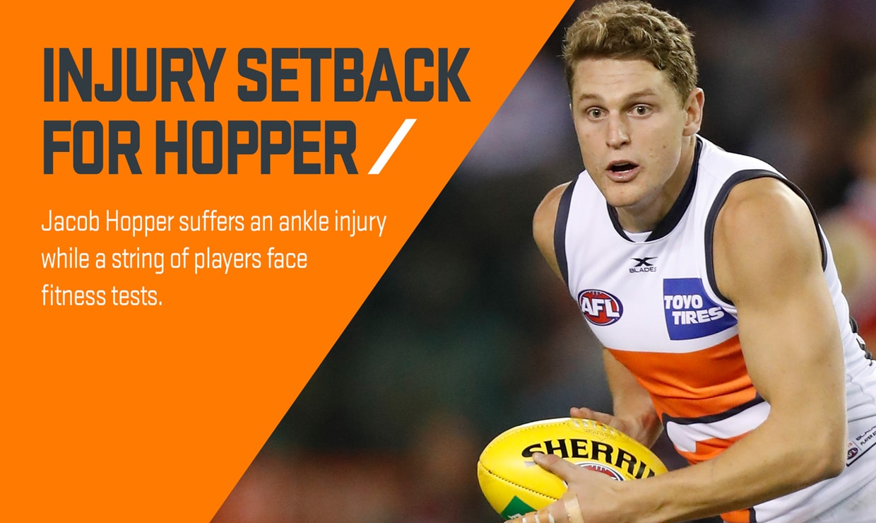 Injury Setback for Jacob Hopper