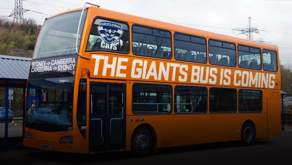 The GIANTS Bus is Coming