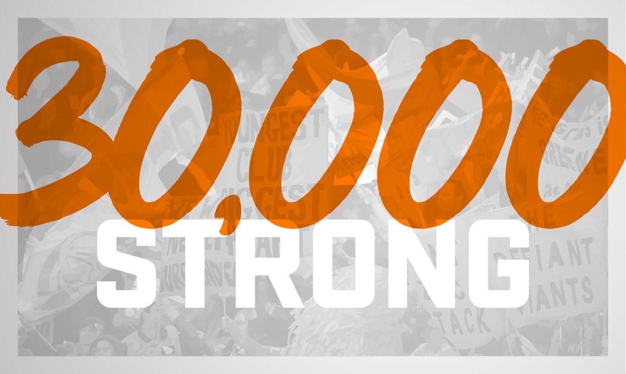 30,000 Strong As GIANTS Celebrate Historic Milestone