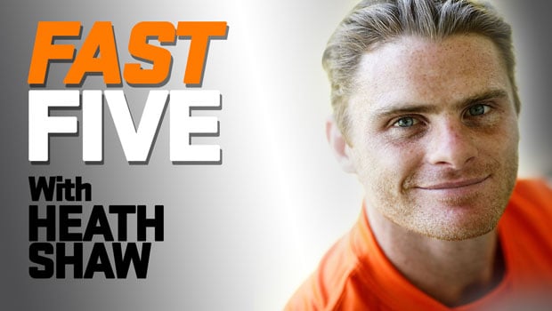 Fast Five with Heath Shaw