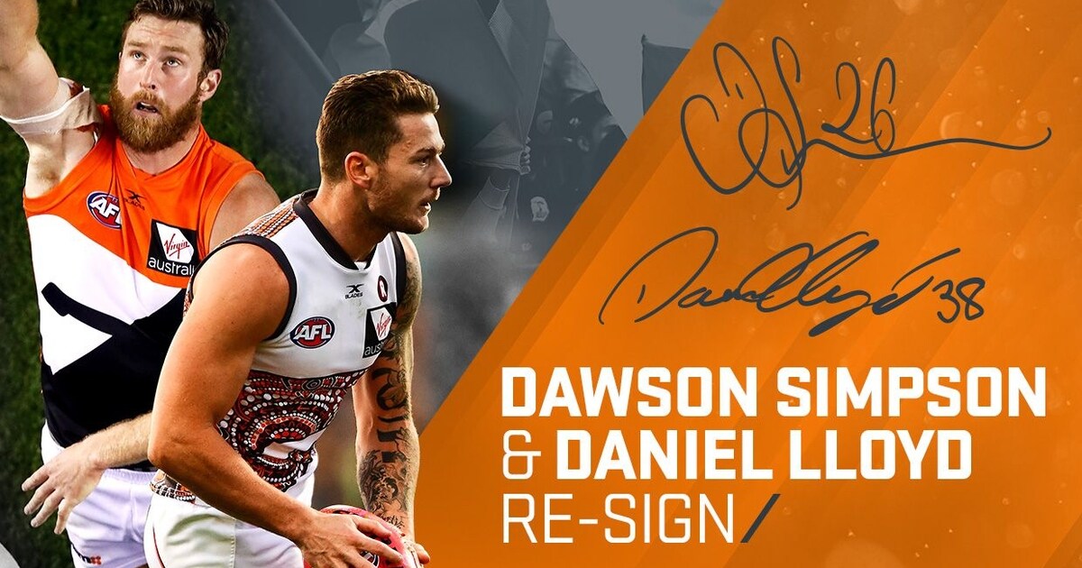 Lloyd and Simpson Re-Sign