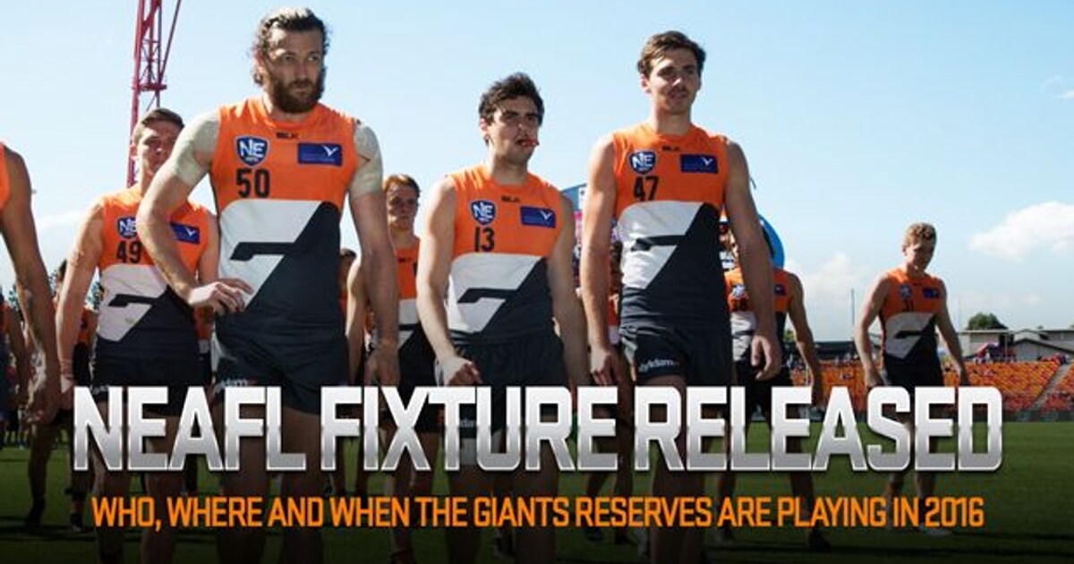 NEAFL Fixture Released