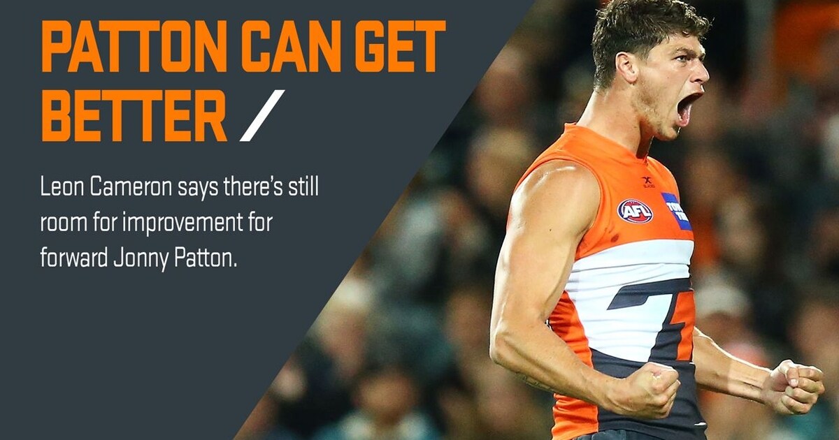 Patton still has room for improvement: Cameron