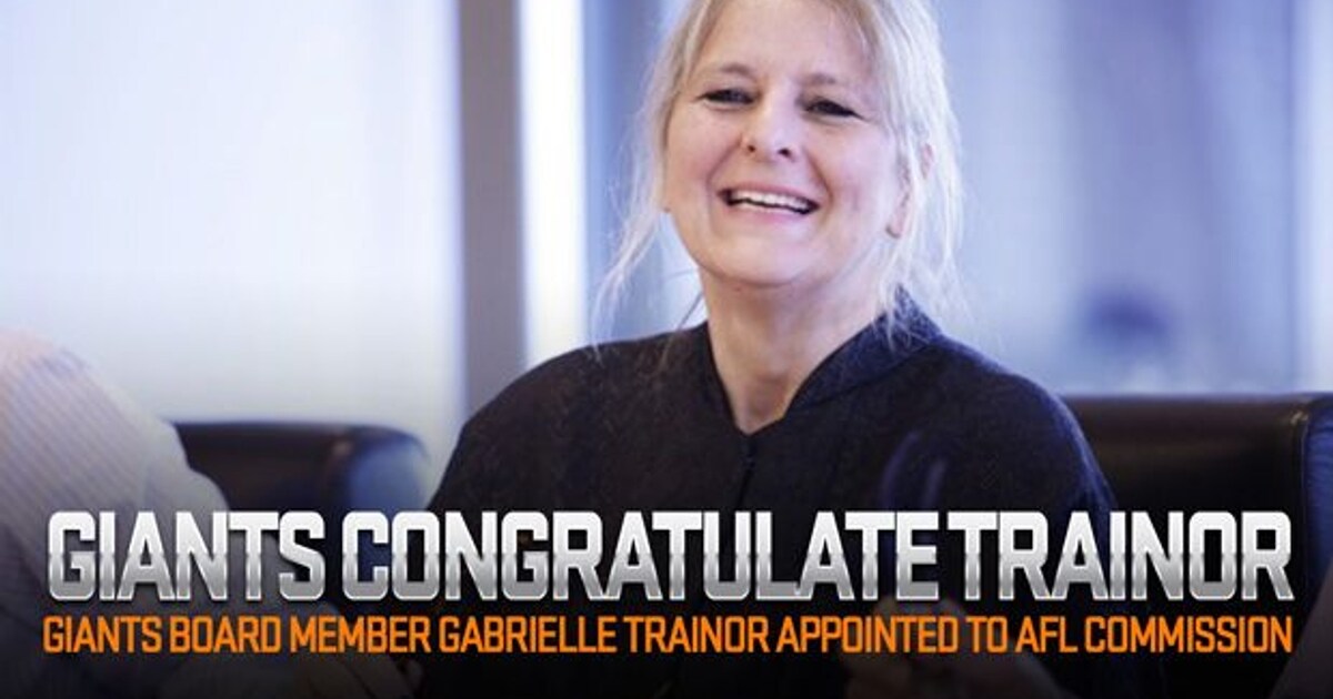 GIANTS Congratulate Gabrielle Trainor