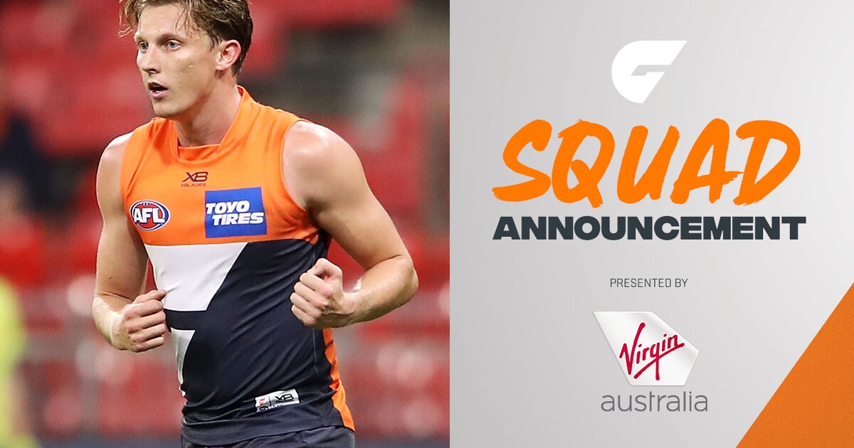 Whitfield One of Six Ins as Squad Named