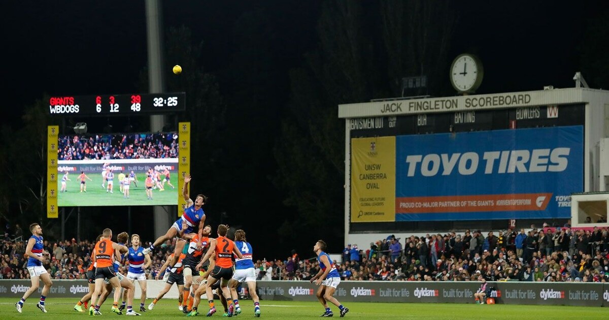 UNSW Canberra Oval set for a big six weeks