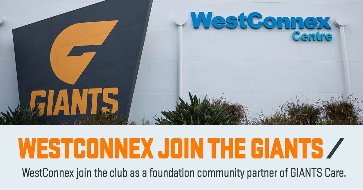 WestConnex Partner with the GIANTS