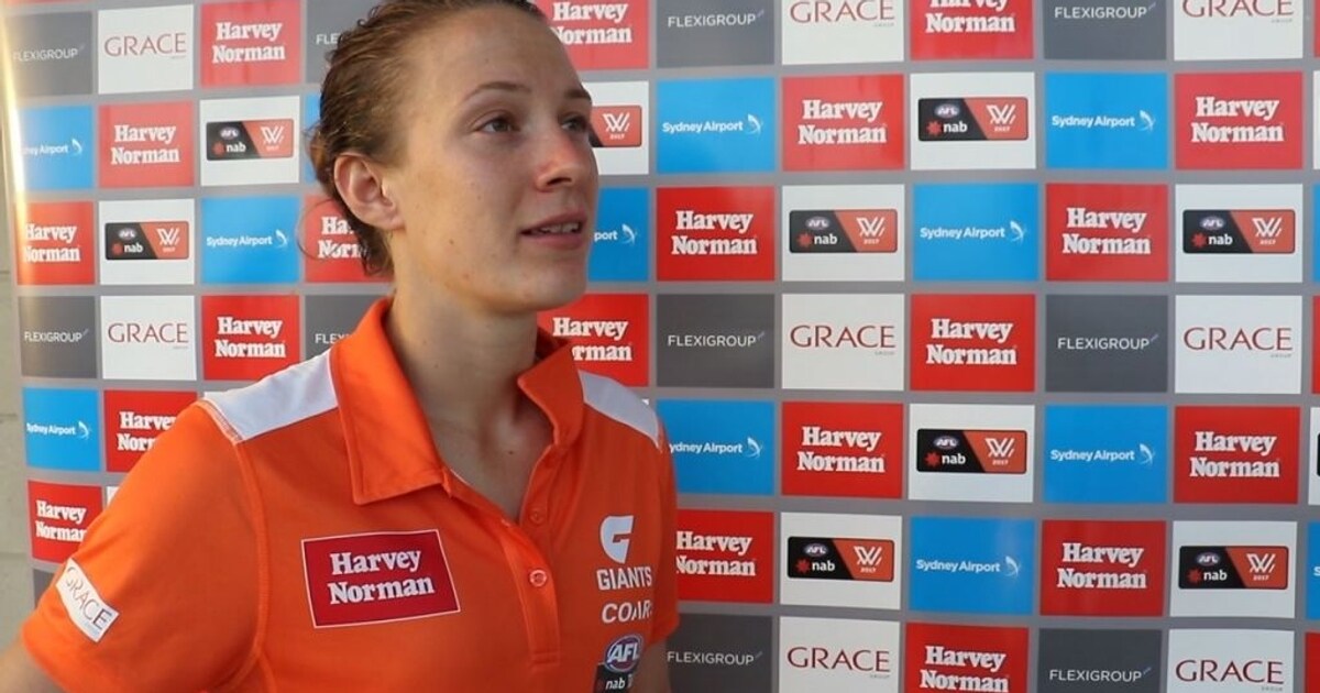 AFLW Post Match: Emma Swanson