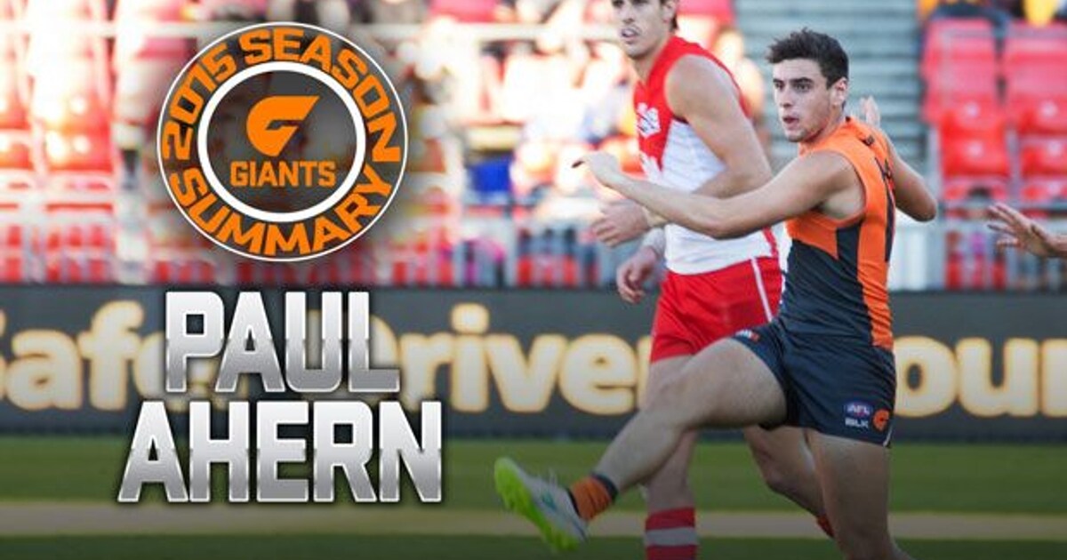 Season Summary: Paul Ahern