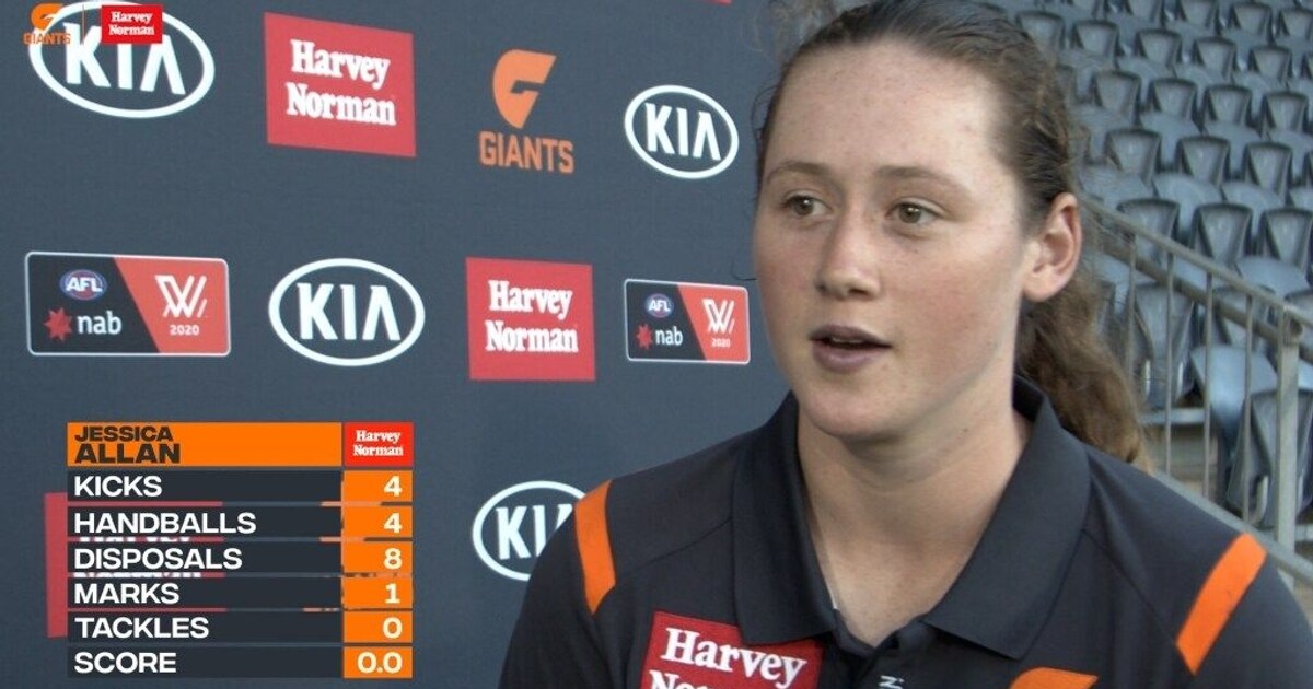 AFLW R2 Post-Match: Jess Allan