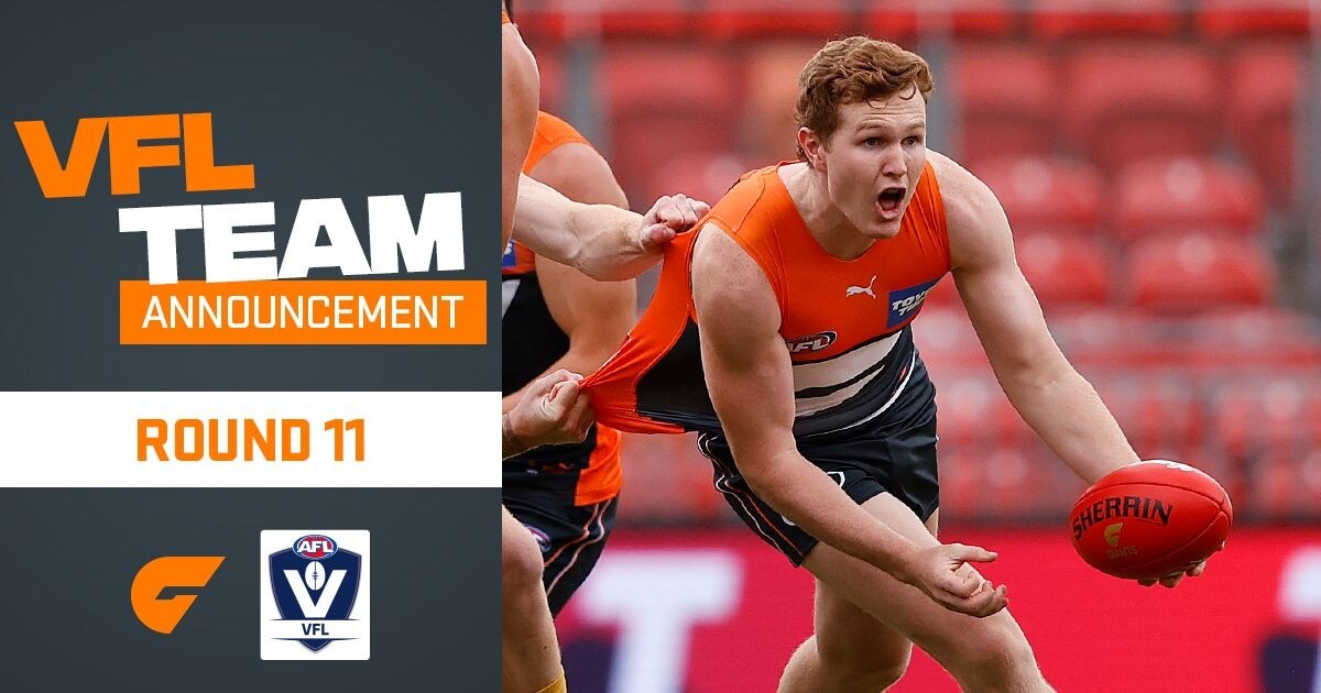 VFL Team Announcement: Round 11
