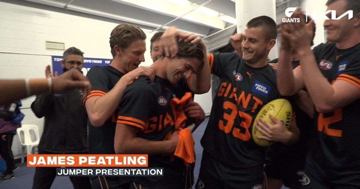 James Peatling Jumper Presentation