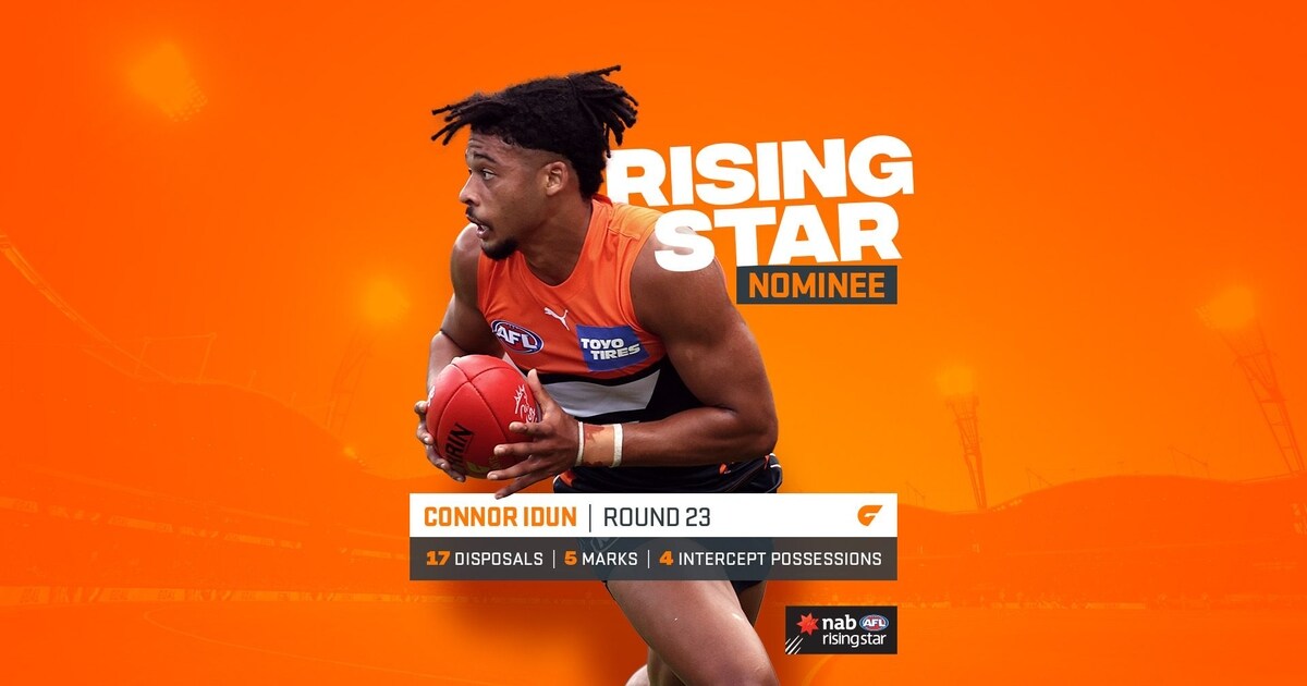 Connor Idun Receives Rising Star Nomination