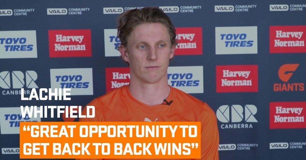 Whitfield: "It's a great opportunity to get back to back wins"