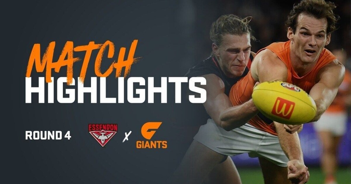 AFL Highlights: Round 4 v Essendon