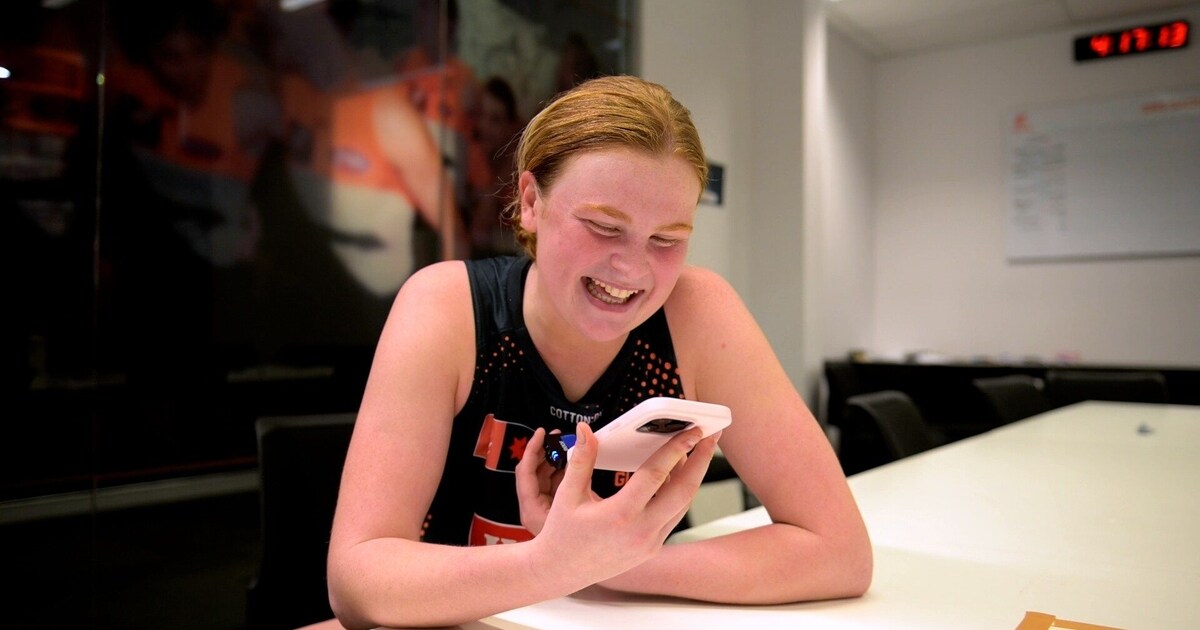 Issy McLeay calls her family.