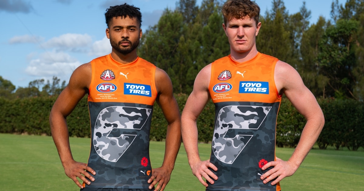 GIANTS Launch Commemorative ANZAC Day Jumper