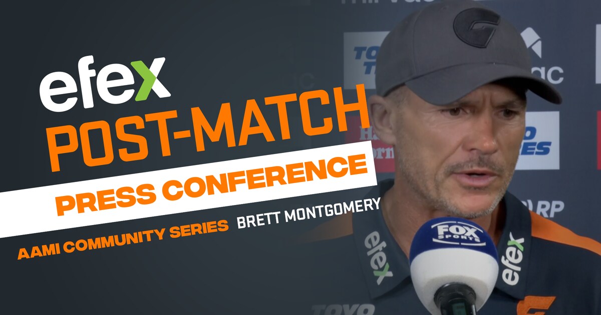 AFL AAMI Community Series Post-Match: Brett Montgomery