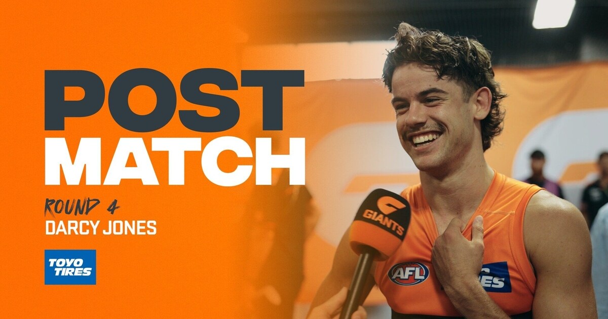 AFL R4 Post-Match: Darcy Jones