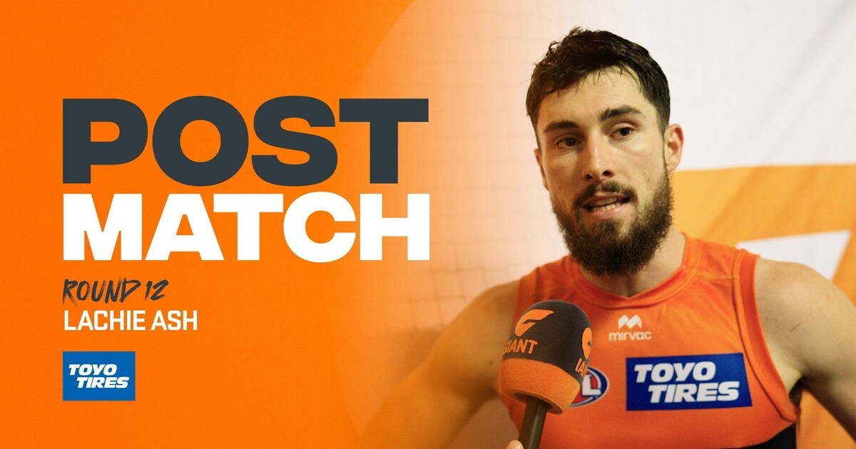 AFL R12 Post-Match: Lachie Ash