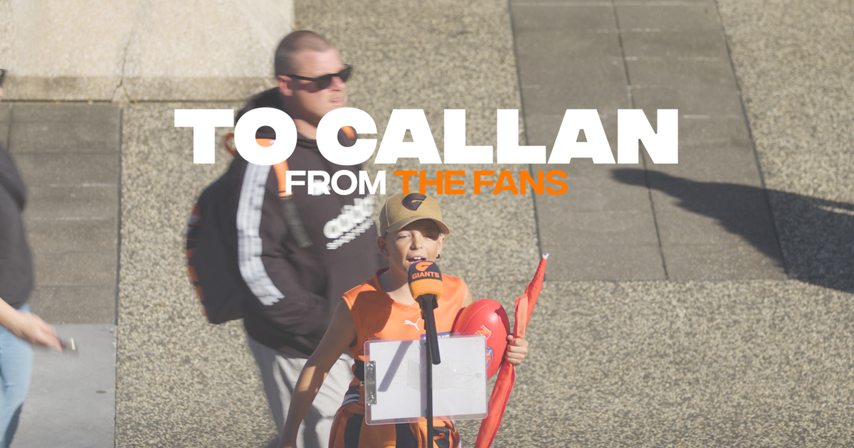 A Message To Callan Ward
