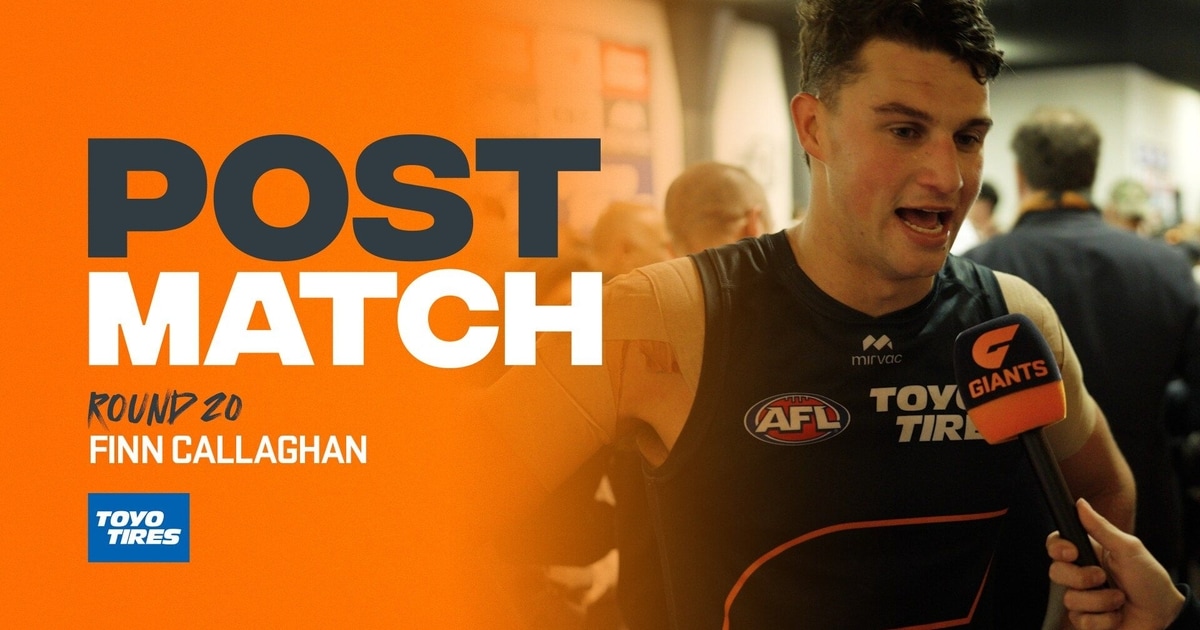 AFL R20 Post-Match: Finn Callaghan
